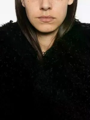 Attico Shearling Textured Jacket