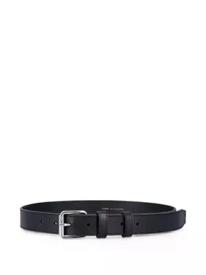 Comme Des Garçons Buckle-fastening Leather Belt - Black