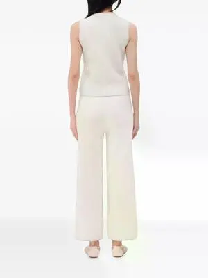 IZAAK AZANEI Ribbed-knit Cotton Gilet