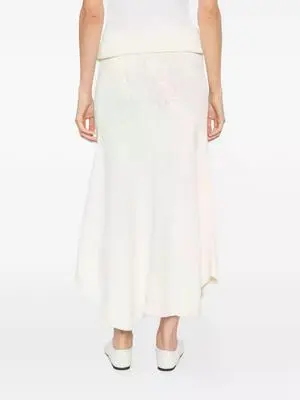 AYA MUSE Asymmetric Knitted Maxi Skirt
