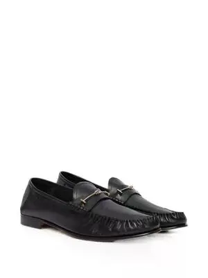TOM FORD T-bar Leather Loafers