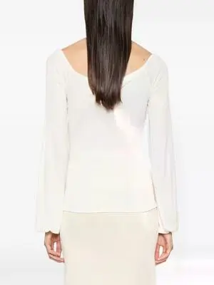 AYA MUSE Elya Tie-fastening Blouse - Neutrals