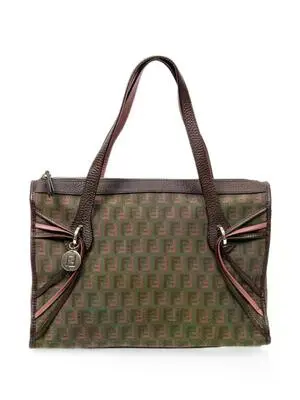 Fendi Boston Tote Bag - Green