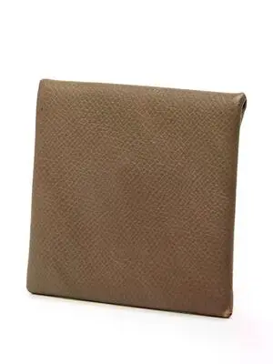 Hermès 2016 Epsom Bastia Change Purse Coin Pouch - Brown