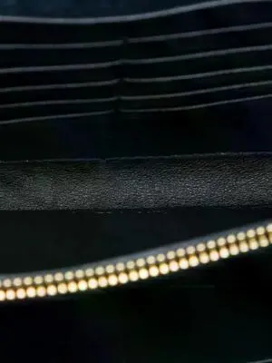 Saint Laurent Suede Monogram Kate Chain Wallet Crossbody Bag
