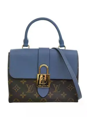 LOUIS VUITTON 2018 Monogram Locky Bb Satchel - Blue