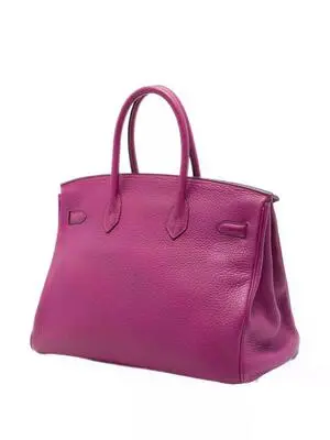 Hermès 2011 Togo Birkin Retourne 35 Handbag - Purple