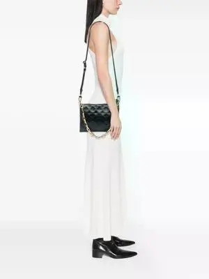 LOUIS VUITTON 2021-2026 Monogram Embossed Puffy Lambskin Coussin Pm Satchel - Black