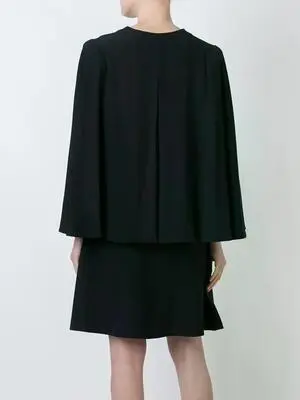 Alexander McQueen Flared Cape Dress