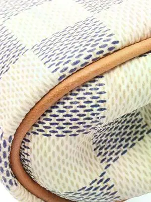 LOUIS VUITTON 2011 Damier Azur Eva Satchel - White