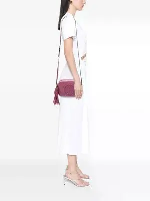 Gucci Leather Soho Disco Crossbody Bag - Purple