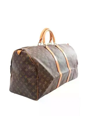 LOUIS VUITTON 1996 Monogram Keepall 55 Travel Bag