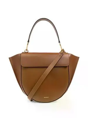 WANDLER Medium Hortensia Leather Tote Bag - Brown