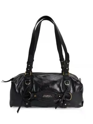 Isabel Marant Étoile Tilpa Leather Bowling Bag - Black