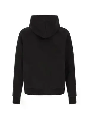 BOSS Saggy Stretch-cotton Zip-up Hoodie With Puff Logo
