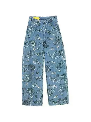 MARQUES' ALMEIDA Sequin-embroidered Jeans - Blue