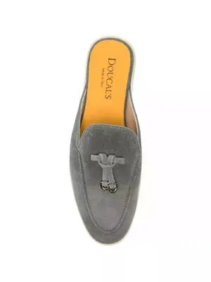 DOUCAL'S Tassel Suede Mules