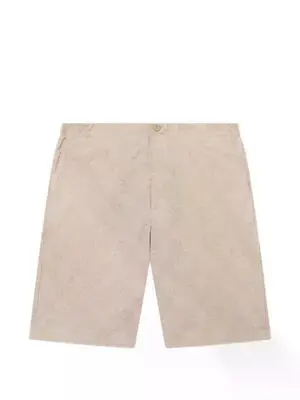 Off-White Arrow Monogram Bowling Shorts - Neutrals