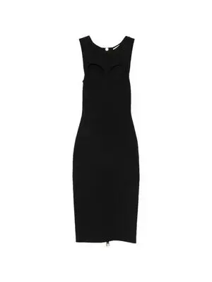 Elisabetta Franchi Cut-out Rear-zip Dress - Black