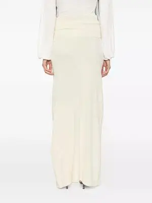 AYA MUSE Oona Ribbed-knit Maxi Skirt