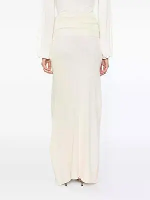 AYA MUSE Oona Ribbed-knit Maxi Skirt