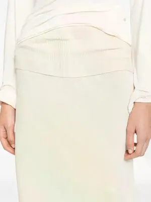AYA MUSE Oona Ribbed-knit Maxi Skirt
