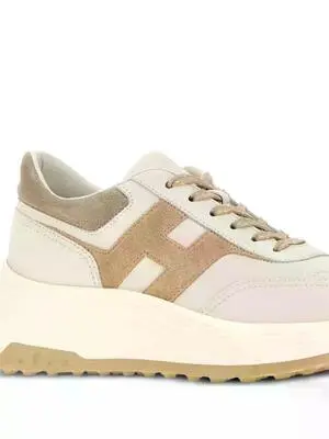 Hogan Beige Leather Sneakers