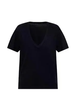 Zadig&Voltaire Marta Rhinestone Embellished V-neck T-shirt