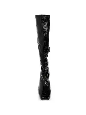 COURREGES Reedition Patent Finish Knee-high Boots