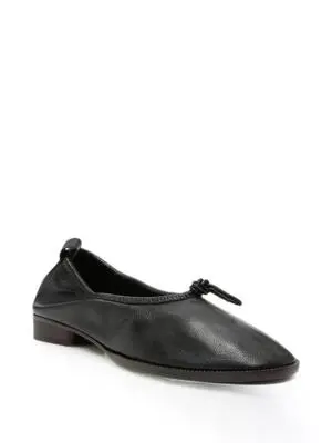 Hereu Puntera R Mid Bow-detail Flat Pumps - Black