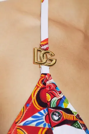 Dolce & Gabbana Carretto" Print Two-piece Swimsuit