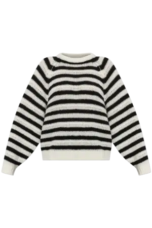 LISA YANG Reni Stripes’ Cashmere Sweater