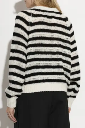 LISA YANG Reni Stripes’ Cashmere Sweater