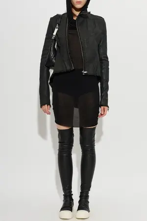Rick Owens Asymmetrical Cut Jacket