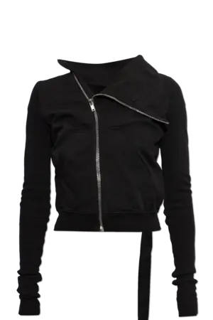 Rick Owens Asymmetrical-cut Sweatshirt - Black