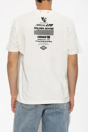 GOLDEN GOOSE Printed Cotton T-shirt