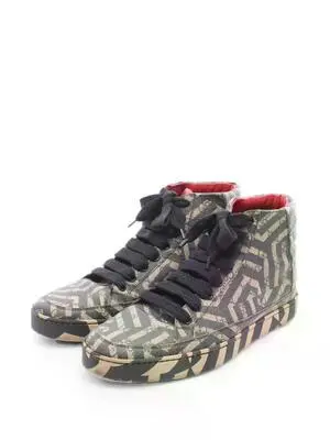 Gucci 2010s Gg Kaleido High-top Sneakers - Black
