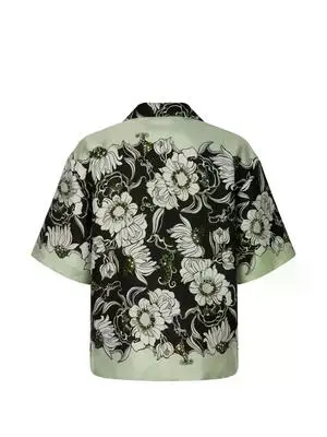 Valentino Garavani Floral Print Sequin Embellished Jacket