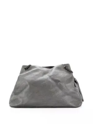 Gucci Soho Chain Strap Leather Large Shoulder Bag - Grey