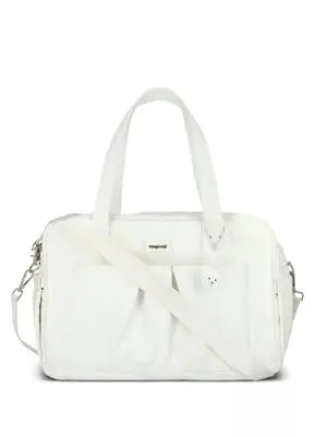 MAYORAL Pleated Logo-patch Satchel Bag