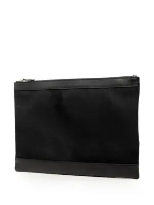 Balenciaga Canvas Clutch Bag - Black