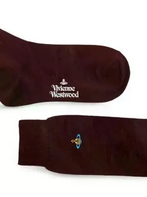 VIVIENNE WESTWOOD Orb-embroidered Socks