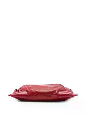 Fendi 2000-2010 Leather Chef Pocket Shoulder Bag