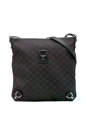 Gucci Gg Nylon Abbey D Ring Crossbody Bag