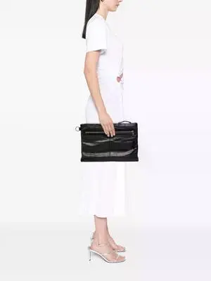 Balenciaga Lambskin Leather Clutch Bag