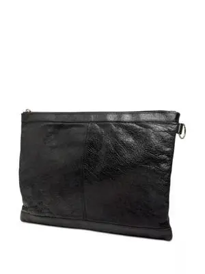 Balenciaga Lambskin Leather Clutch Bag