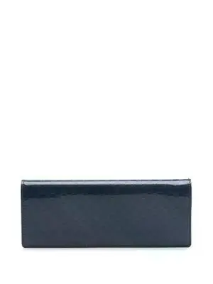 Gucci 2016-2026 Microguccissima Patent Broadway Clutch Bag - Blue