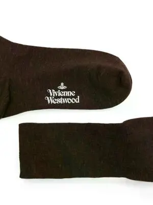 VIVIENNE WESTWOOD Orb-embroidered Socks