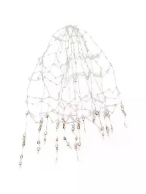 Rabanne Beaded Chain Cap