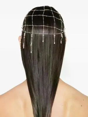 Rabanne Beaded Chain Cap